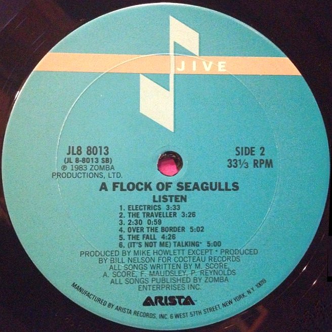 Cvinyl Com Label Variations Jive Records