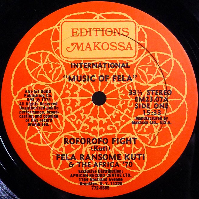 Cvinyl Com Label Variations Makossa Records