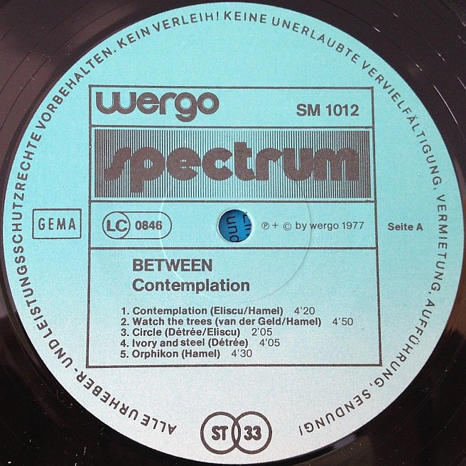 Cvinyl Com Label Variations Wergo Records