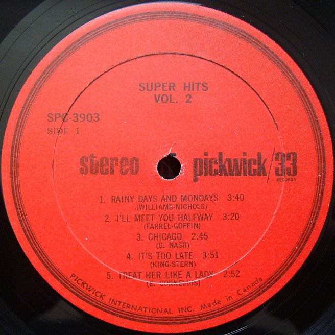 CVINYL.COM - Label Variations: Pickwick Records