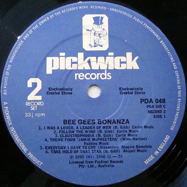 CVINYL.COM - Label Variations: Pickwick Records